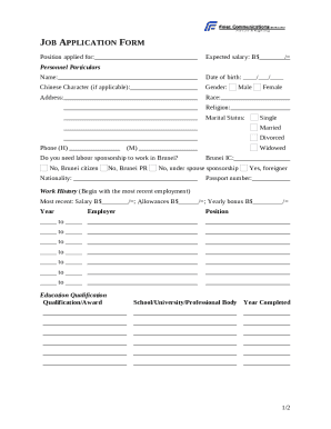 How to Answer Salary Expectations for a Job Application Doc Template ...