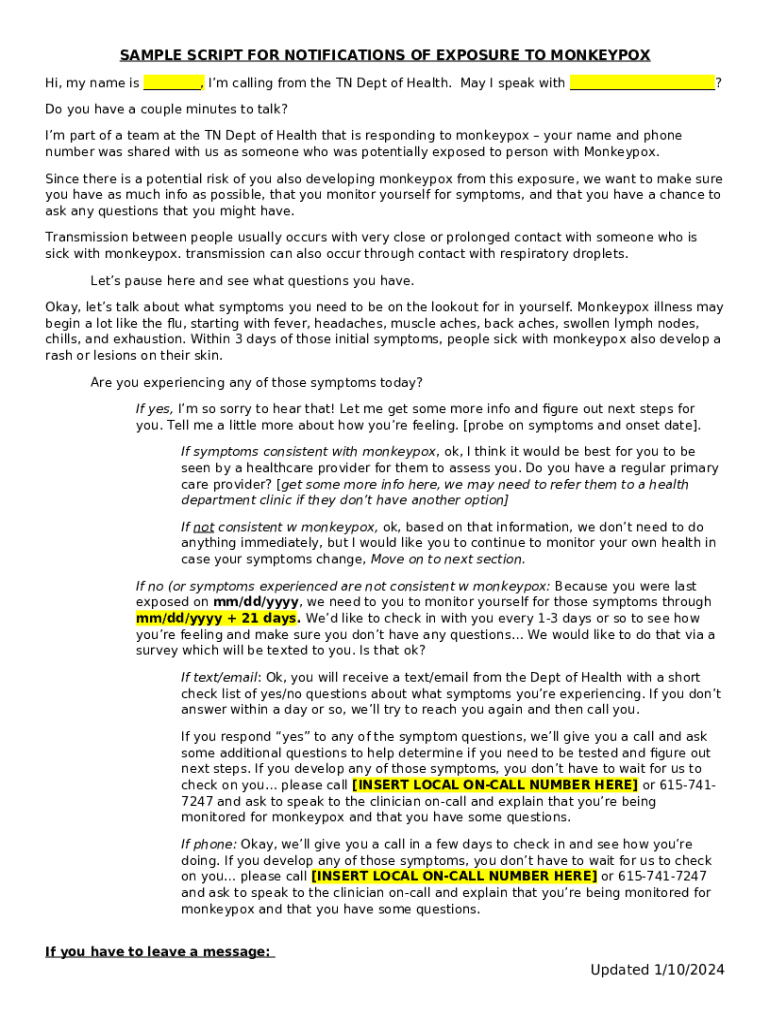 COVID-19 Example Script and Data Entry .docx Doc Template | pdfFiller