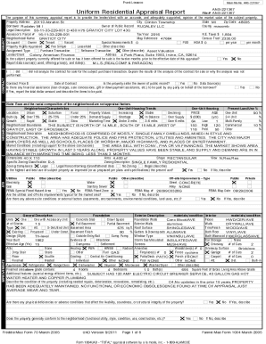 Fillable Online UNIFORM APPRAISAL DATASET (UAD) DEFINITIONS ... Fax ...