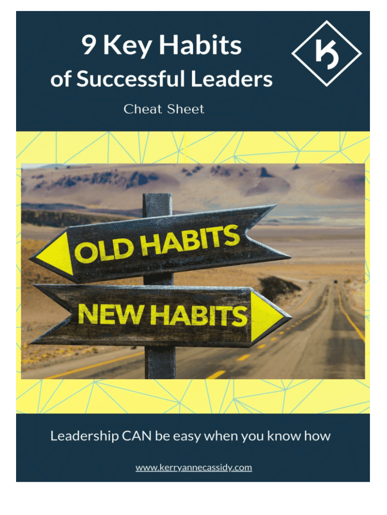 Fillable Online A Leader's Cheat Sheet; The 4 Keys to Ensuring ... Fax ...