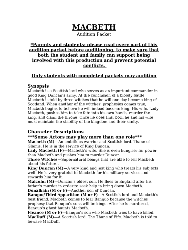 auditioning for lady macbeth soon any tips? : r/shakespeare Doc ...