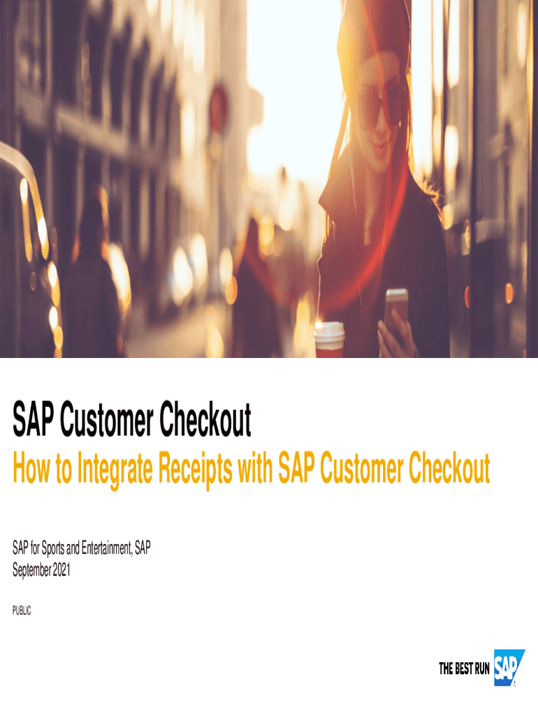 Fillable Online SAP Customer Checkout - What's New in 2.0 Feature Pack ...