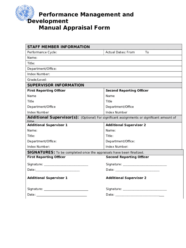 HOP 3.01 Annual Perance Management Program ... - hr un Doc Template | pdfFiller