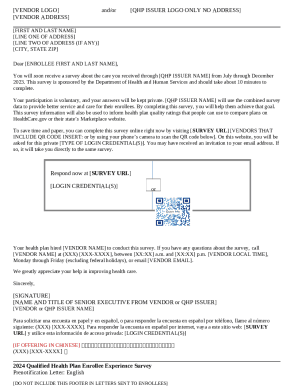 CMS-10488 English Cover Letter 2 - OMB 0938-1221 Doc Template | pdfFiller