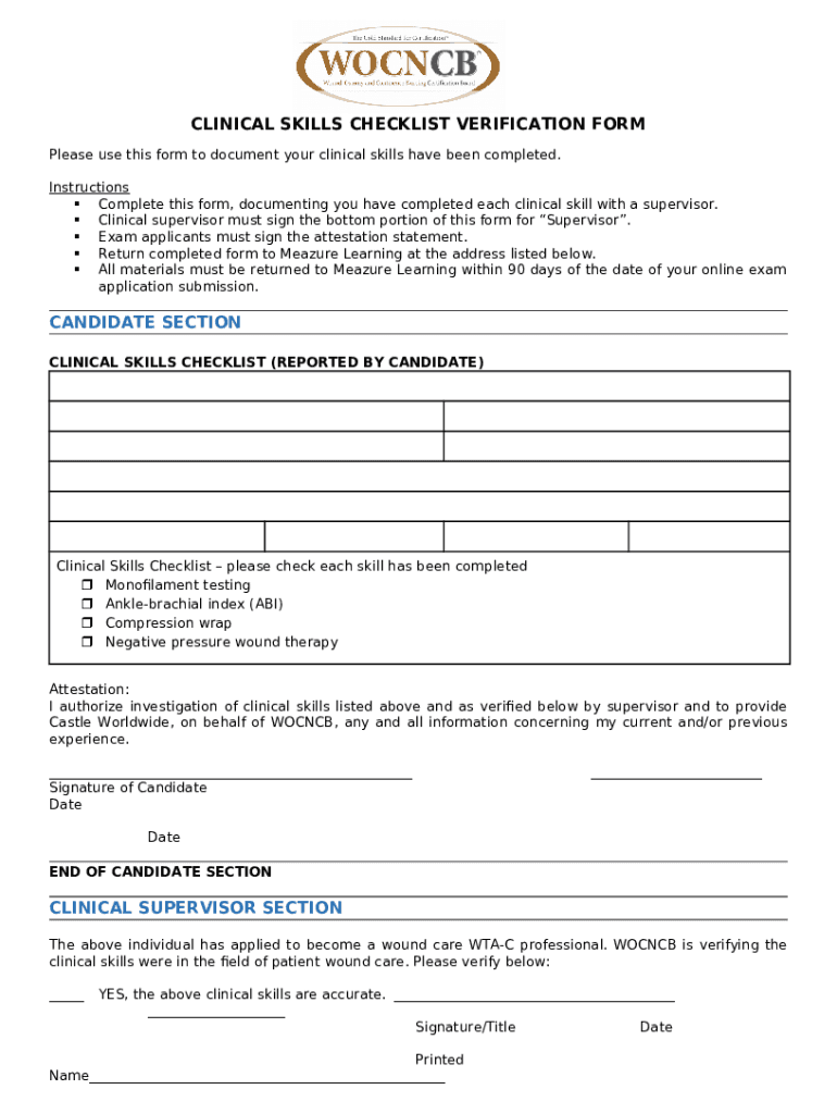 Clinical s CompletionInstructions for ALS Preceptors Doc Template | pdfFiller