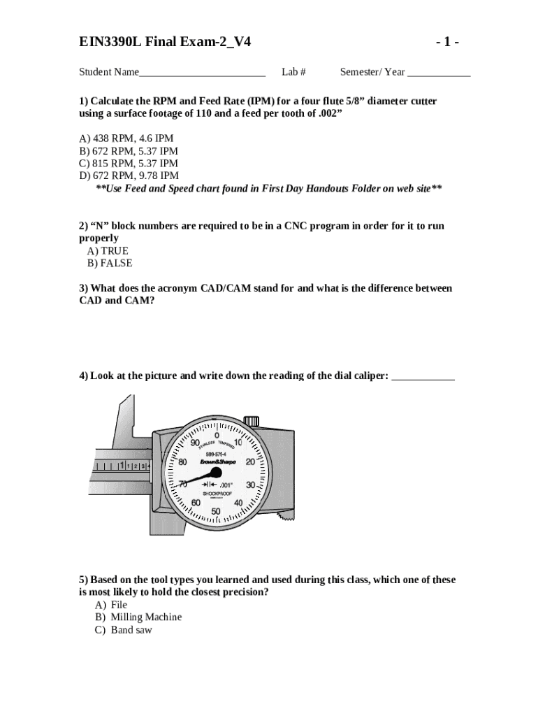 Solved Question 1 5 pts Calculate the RPM and Feed Rate - web eng fiu ... Solved Question 1 5 pts Calculate the RPM and Feed Rate - web eng fiu ...