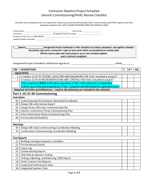 Fillable Online Engineering and Design: Systems Commissioning ... Fax Email Print - pdfFiller