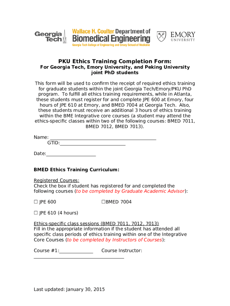 PKU Ph.D. ProgramCoulter Department of Biomedical ... Doc Template ...