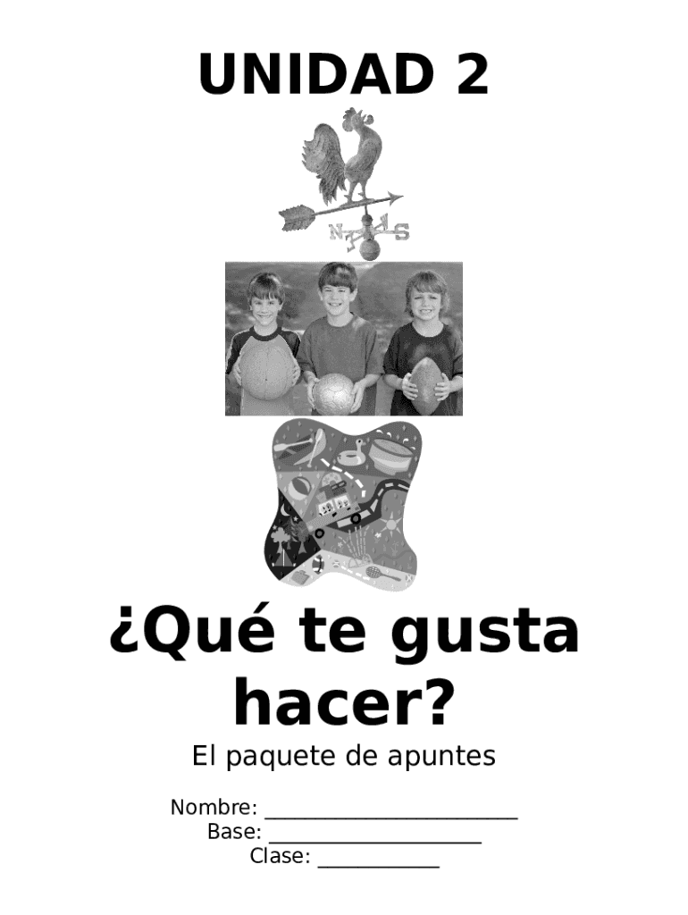 Cmo Eres y Qu Te Gusta Hacer? (Who are you and What ... Doc Template ...