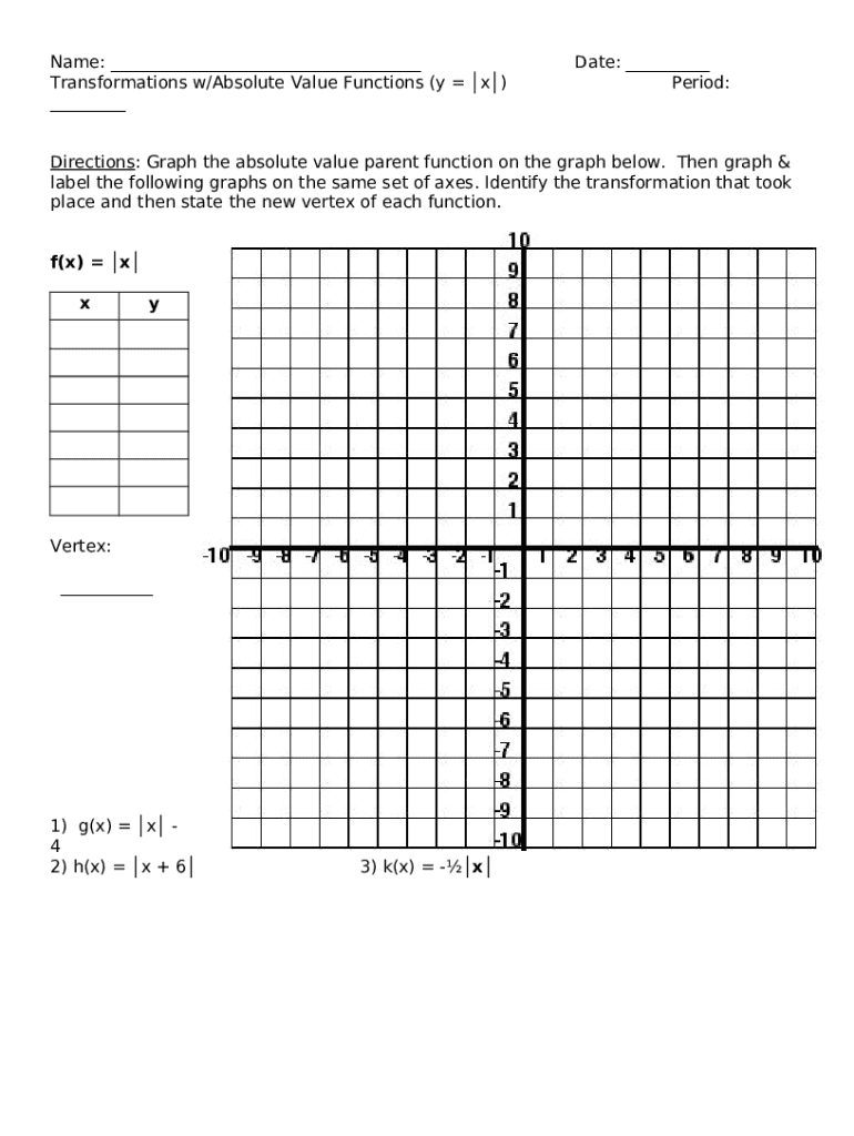 2024 Piecewise Functions Practice Worksheet for Age Doc Template ...