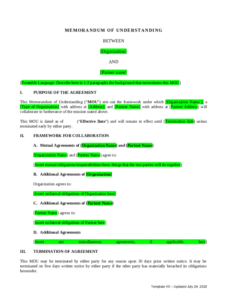 appendix to chapter 2. sample clauses - NODIS Library Doc Template | pdfFiller