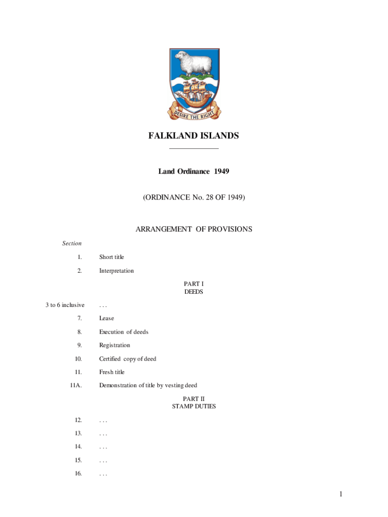 Fillable Online faolex fao LAND ORDINANCE Fax Email Print - pdfFiller Fillable Online faolex fao LAND ORDINANCE Fax Email Print - pdfFiller