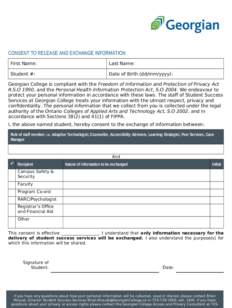 Georgian College Residence Application - CLC Portal Doc Template ...