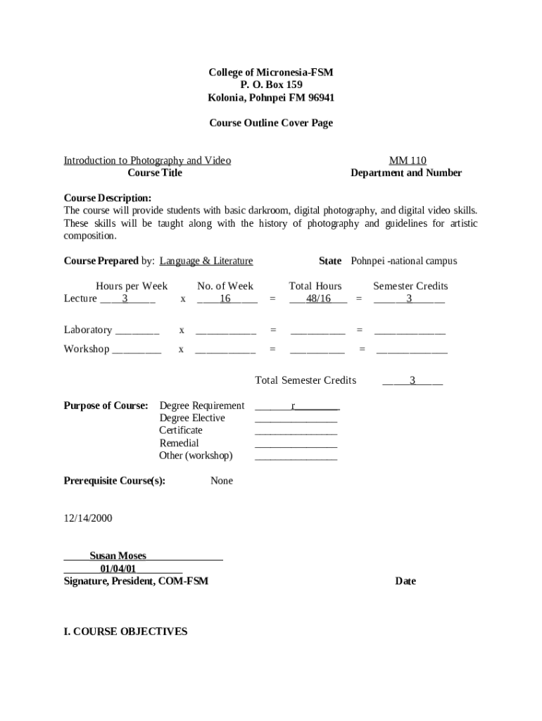 NYIP Photography Fundamentals - Education & Resource Doc Template ...