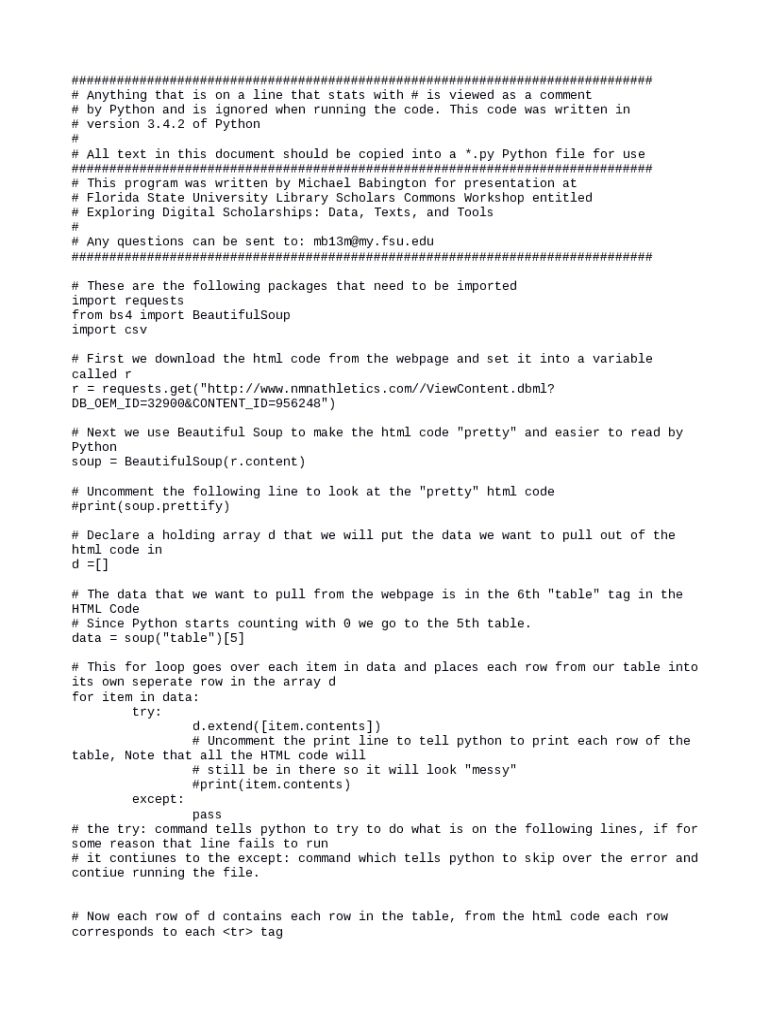 How to Comment your Code in Python, Explained with ... Doc Template ...