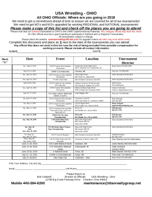 THE OHIO HIGH SCHOOL ATHLETIC ASSOCIATION - NET Doc Template | pdfFiller