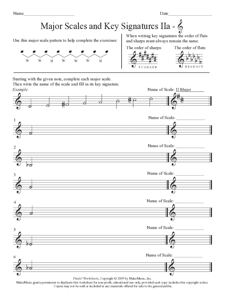 Fillable Online The Order of Sharps and Flats Fax Email Print - pdfFiller
