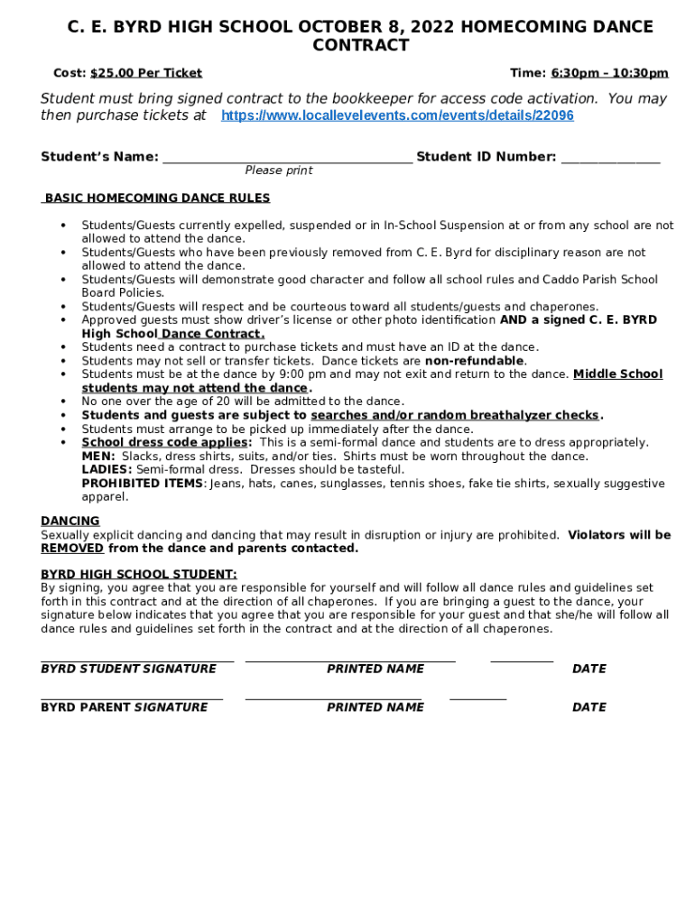 CE Byrd High SchoolThe City of Byrd Doc Template | pdfFiller