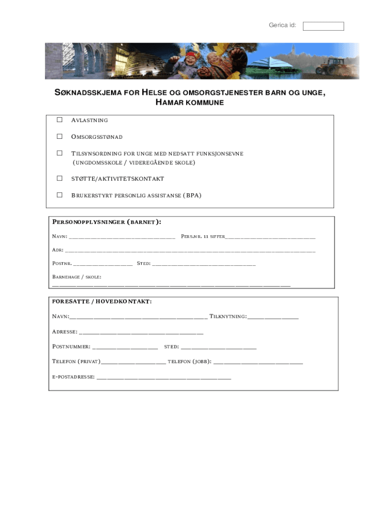 Fillable Online Gerica id: Fax Email Print - pdfFiller