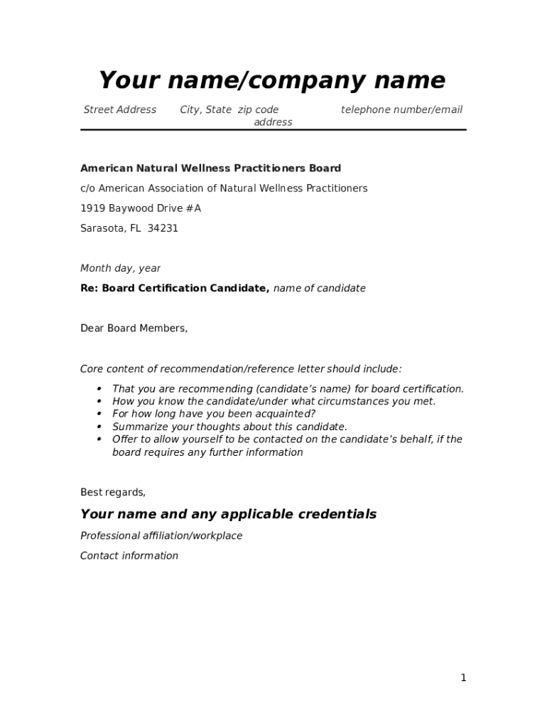 Your name and any applicable credentials Doc Template | pdfFiller