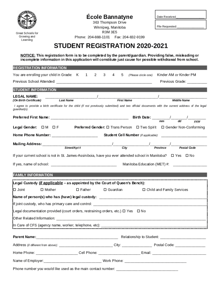 Kindergarten-Registration-Packet.pdf Doc Template | pdfFiller