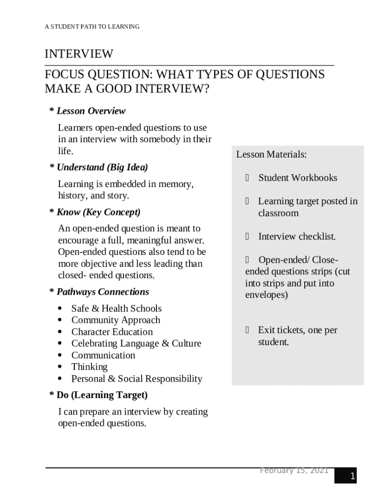 Different Types of Interview Questions & Expert Tips to ... - sd84 bc ...