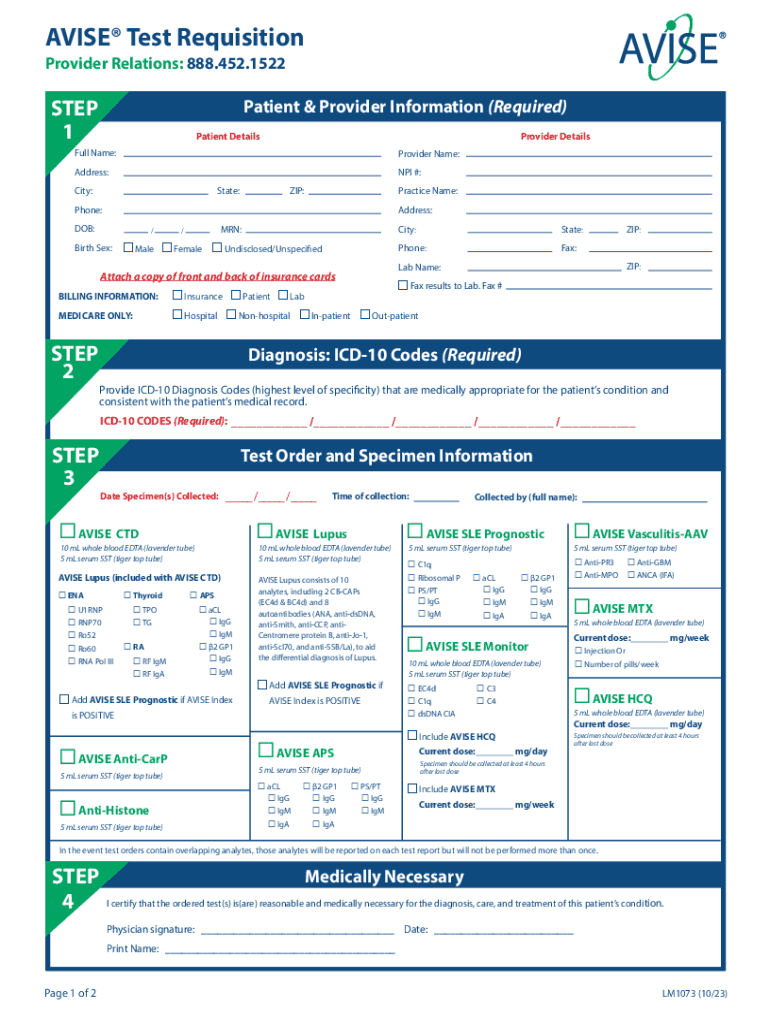 Fillable Online AVISE Access Qualification Form Fax Email Print - pdfFiller