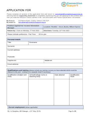 Sample supporting statementsCareers Resources Doc Template | pdfFiller
