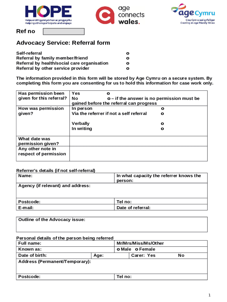 Age CymruWe are the national charity for older people in ... Doc ...