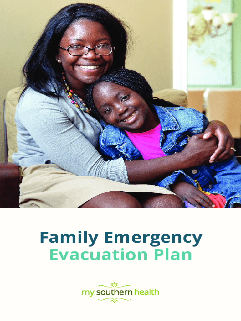 Fillable Online Family Emergency Evacuation Plan Fax Email Print ...