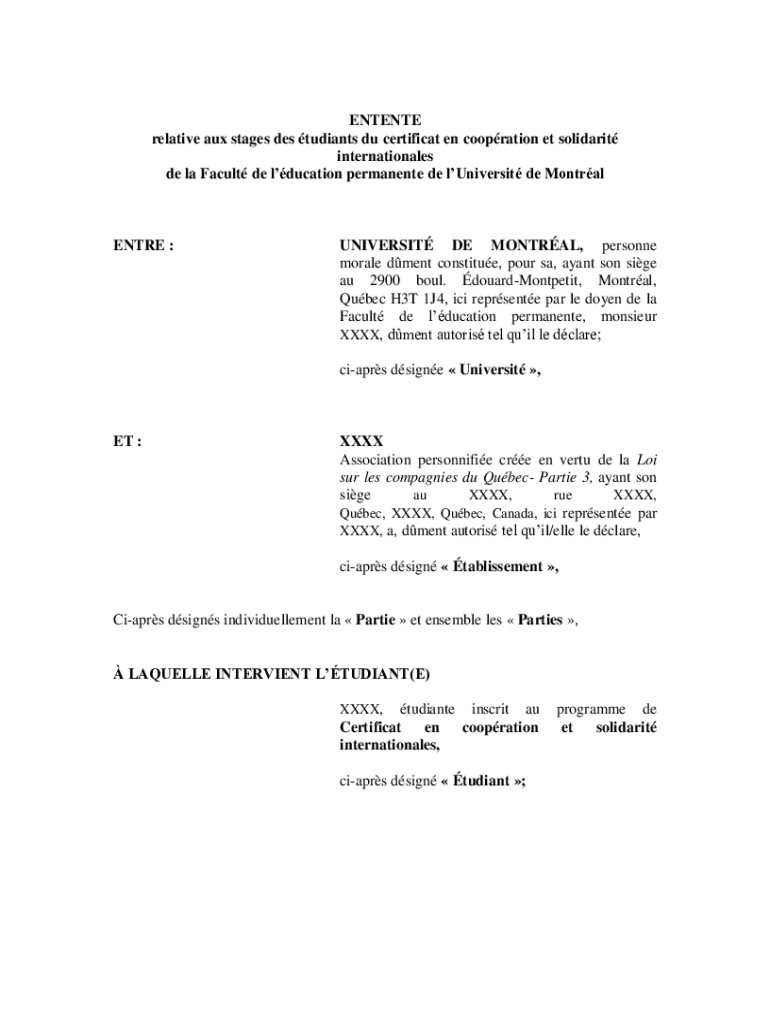 Remplissable En Ligne fep umontreal Retour sur le panel : S'engagerl'international Fax Email ...