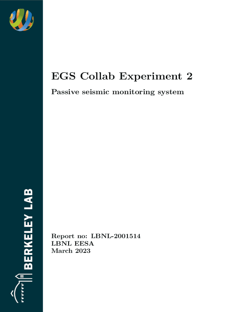 Fillable Online EGS Collab Experiment 2: Hydraulic Pressure Test ...