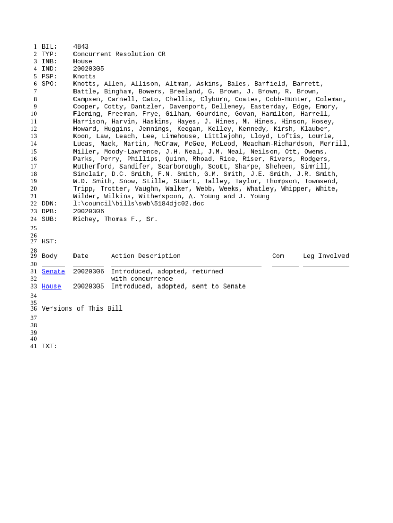 SPO:Knotts, Allen, Allison, Altman, Askins, Bales, Barfield, Barrett ...