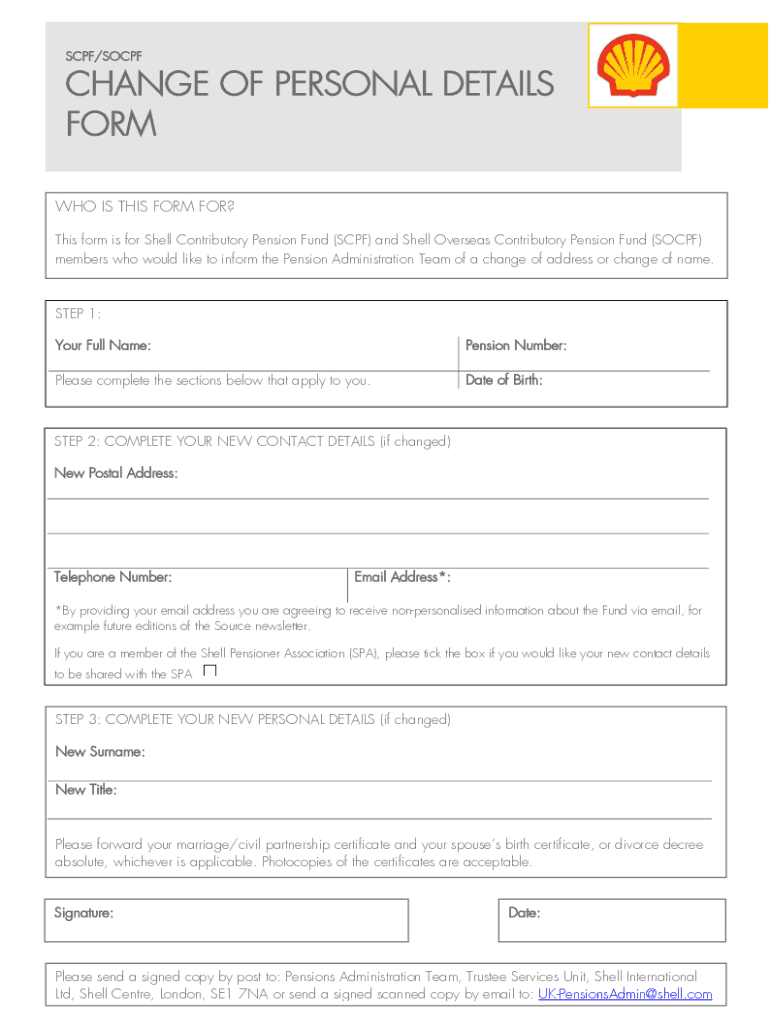 Fillable Online pensions shell co How To Transfer Your Shell Pension? (Shell Overseas ... Fax ...