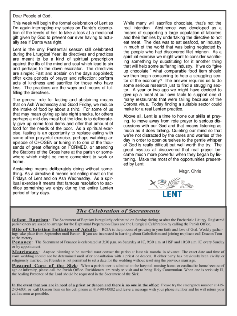 Fillable Online My dear friend Ian Farr, who has... - John & Christine ...