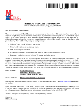 Fillable Online Dear Resident and/or Family Member: Fax Email Print ...