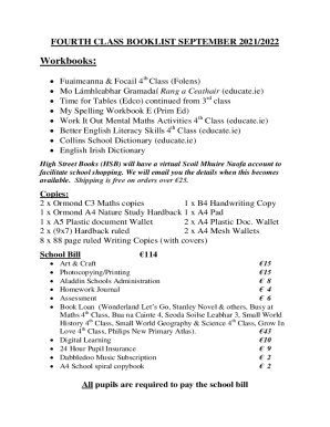 Fillable Online Fuaimeanna agus Focail - 4th Class - 2nd Edition Fax ...