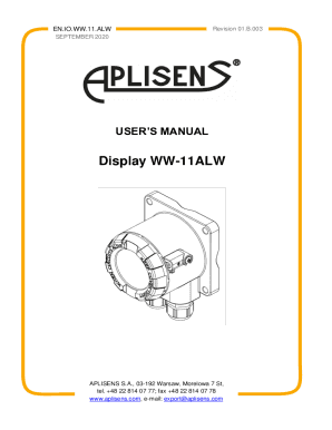 Fillable Online Aplisens S.A. is one of the leading manufacturers of high ... Fax Email Print ...