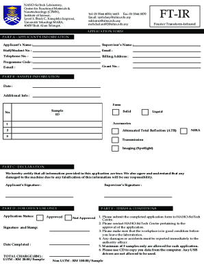 Fillable Online ios uitm edu Form FTIR08122014 Fax Email Print - pdfFiller