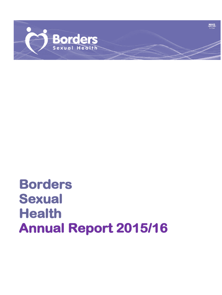 Fillable Online Borders Sexual HealthSexual health service in the ...