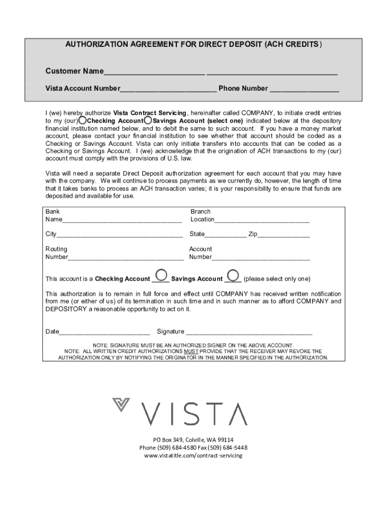 Fillable Online ACH Direct Deposit Form.doc Fax Email Print - pdfFiller
