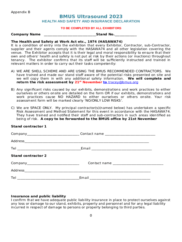 Physics and Safety Statements Doc Template | pdfFiller