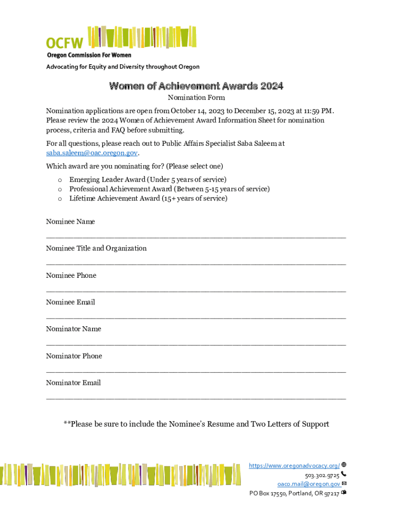 Fillable Online Dr. Lela A. Llorens Award of Excellence for Diversity Equity ... Fax Email Print ...