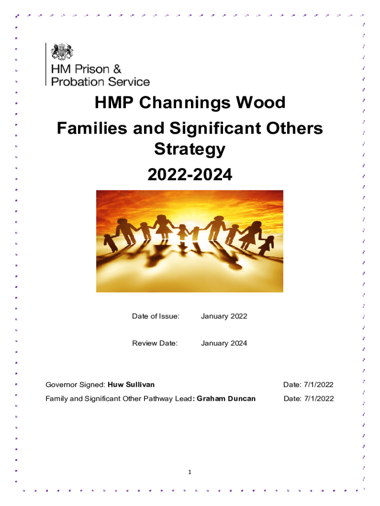 Fillable Online HMP Channings Wood Families and Significant Others ...