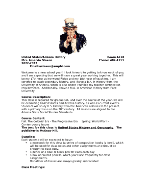 Annotated Syllabus Template Doc Template | pdfFiller