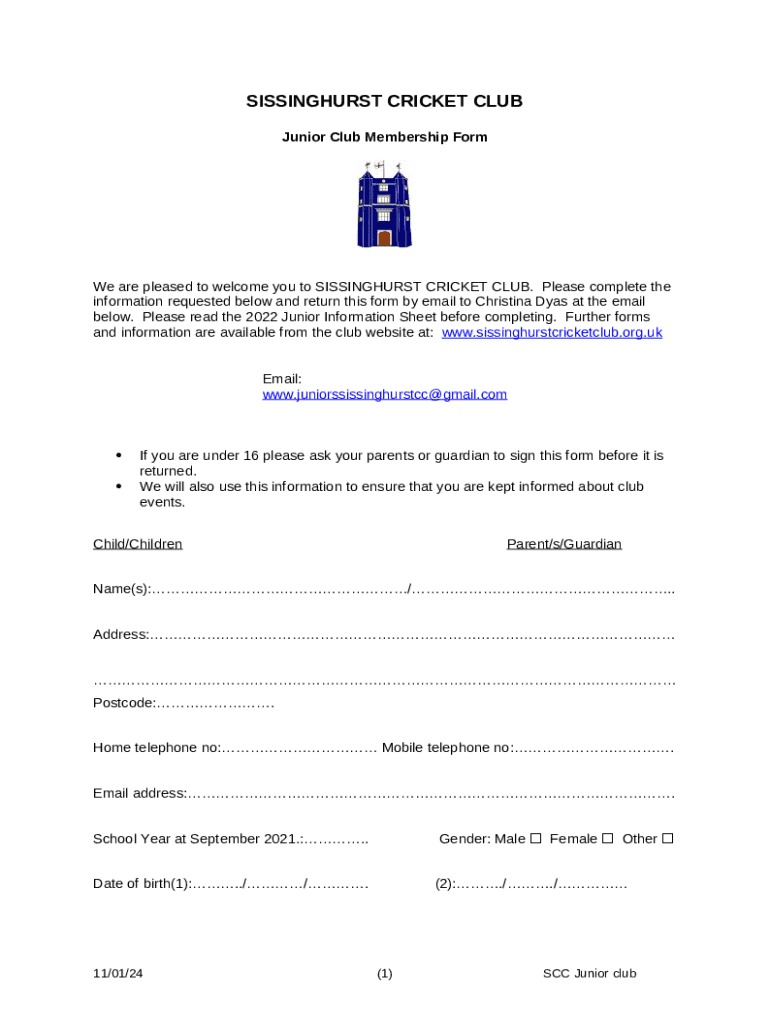 SCC-Term-Membership-Application--JAN-2023-. ... Doc Template | pdfFiller