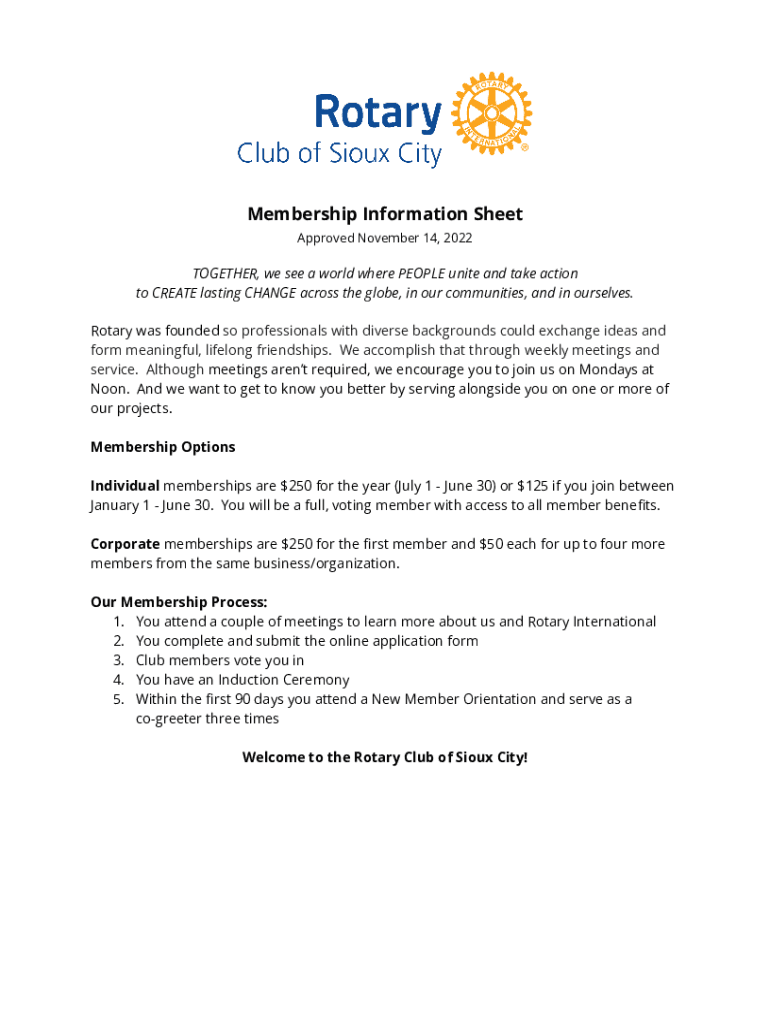 Fillable Online A New Vision Statement for Rotary Fax Email Print ...