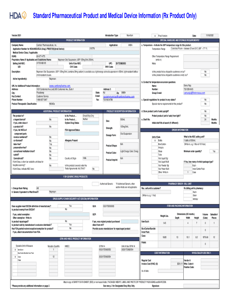 Fillable Online Allowable Excess Volume/Content in Injectable Drug and ...