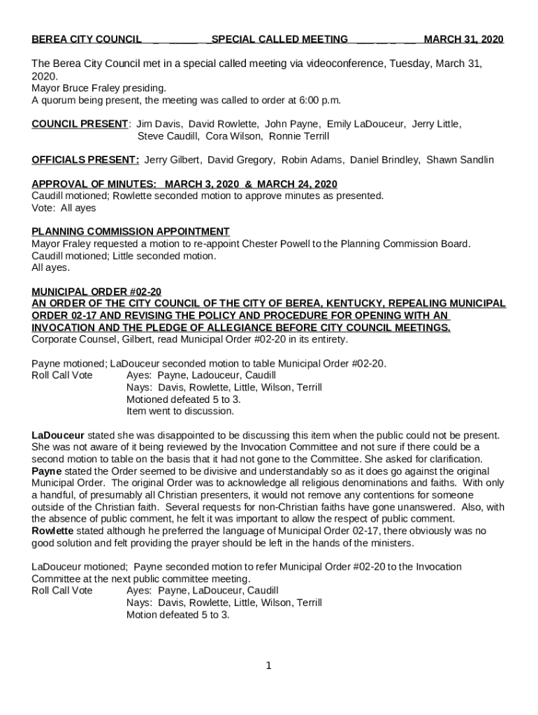 OFFICIALS PRESENT:Jerry Gilbert,David Gregory,Robin Adams,Daniel Brindley,Shawn Sandlin Doc ...