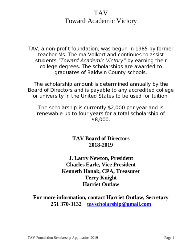 TAV 2019 application.doc - TAV Toward Academic Victory ... Doc Template ...